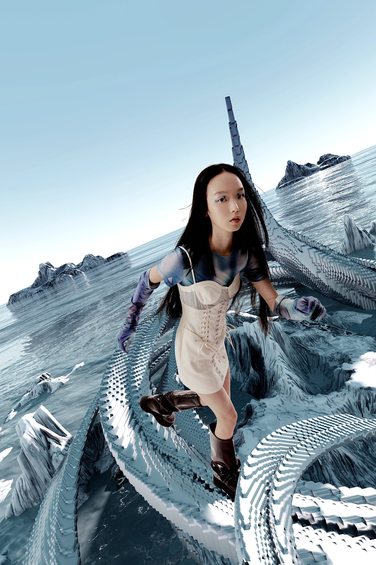 OUT OF THIN AIR CG创作_FASHIONFREEDOM-站酷ZCOOL