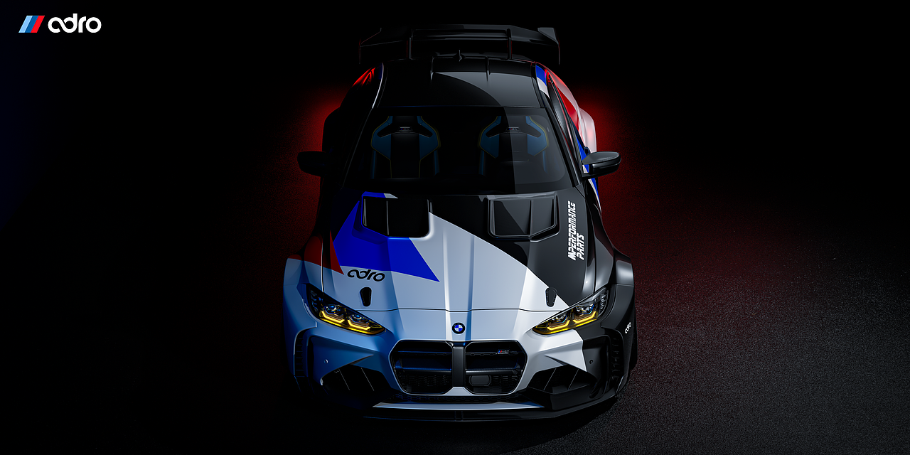 BMW M4 Adro套件 GT3涂装 UE5_ShawnHu001-站酷ZCOOL