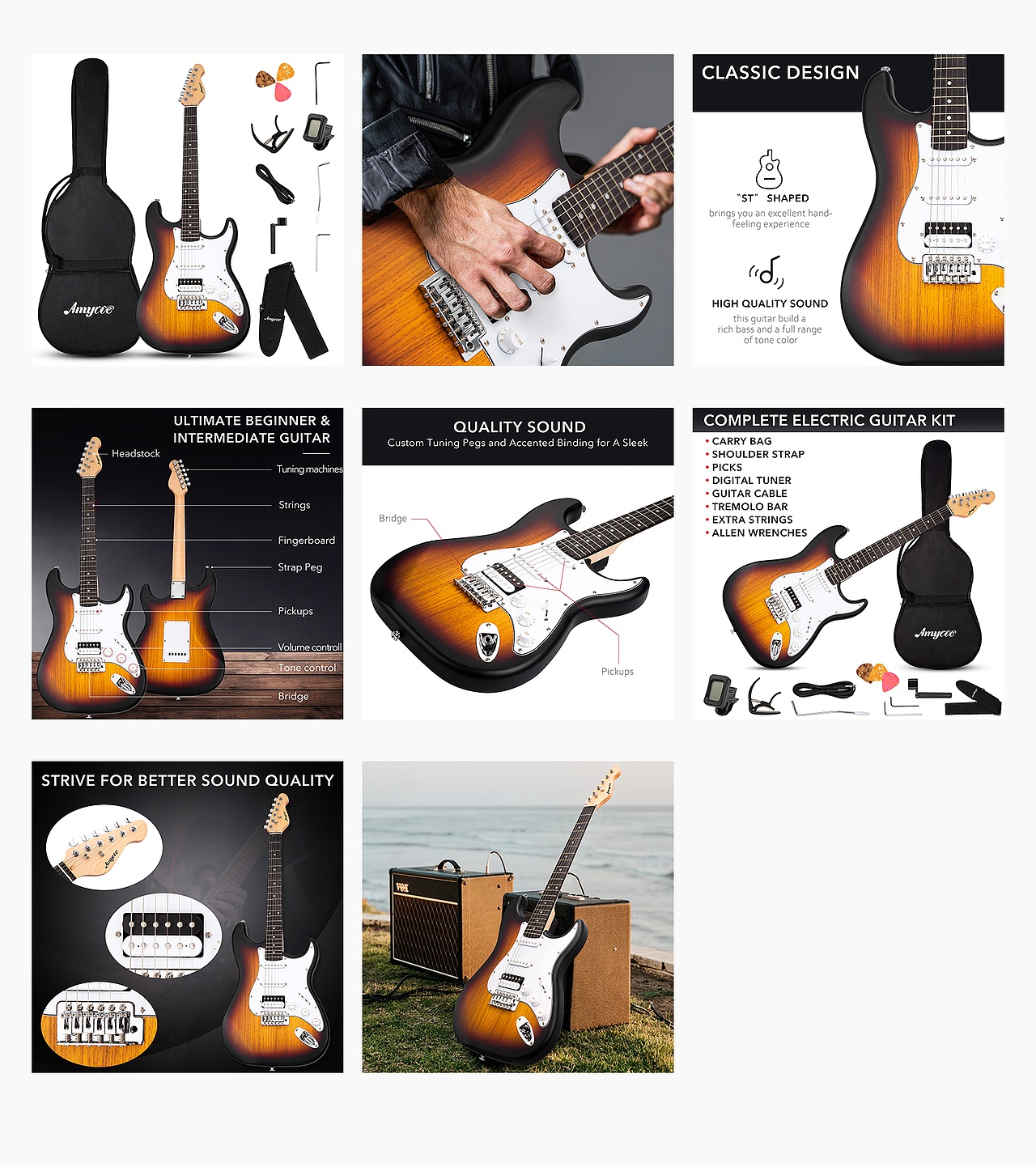 5ST电吉他套装_Lissam-站酷ZCOOL