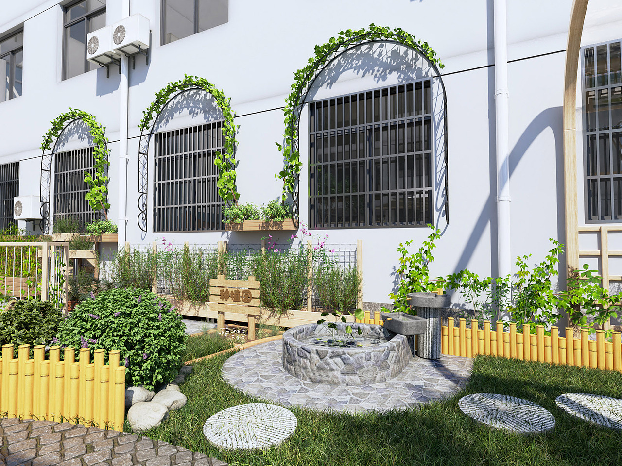 幼儿园自然美育户外活动空间_ALIN_ALIN-站酷ZCOOL