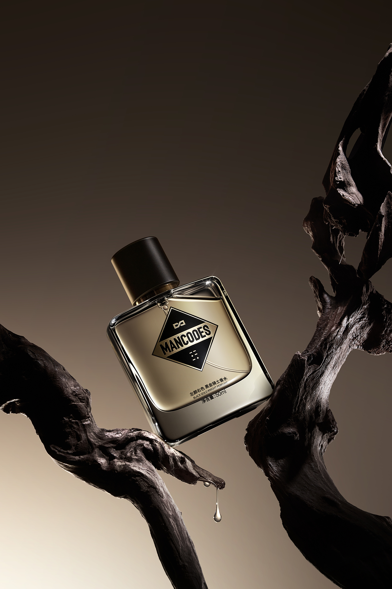 Mancodes黑金骑士香水_摄影师Yue-站酷ZCOOL