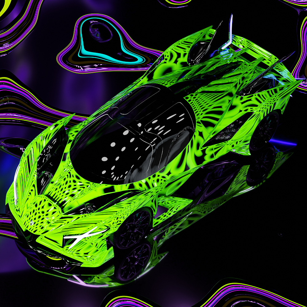顶级超跑 Apollo EVO NFT作品_Pandapapa-站酷ZCOOL
