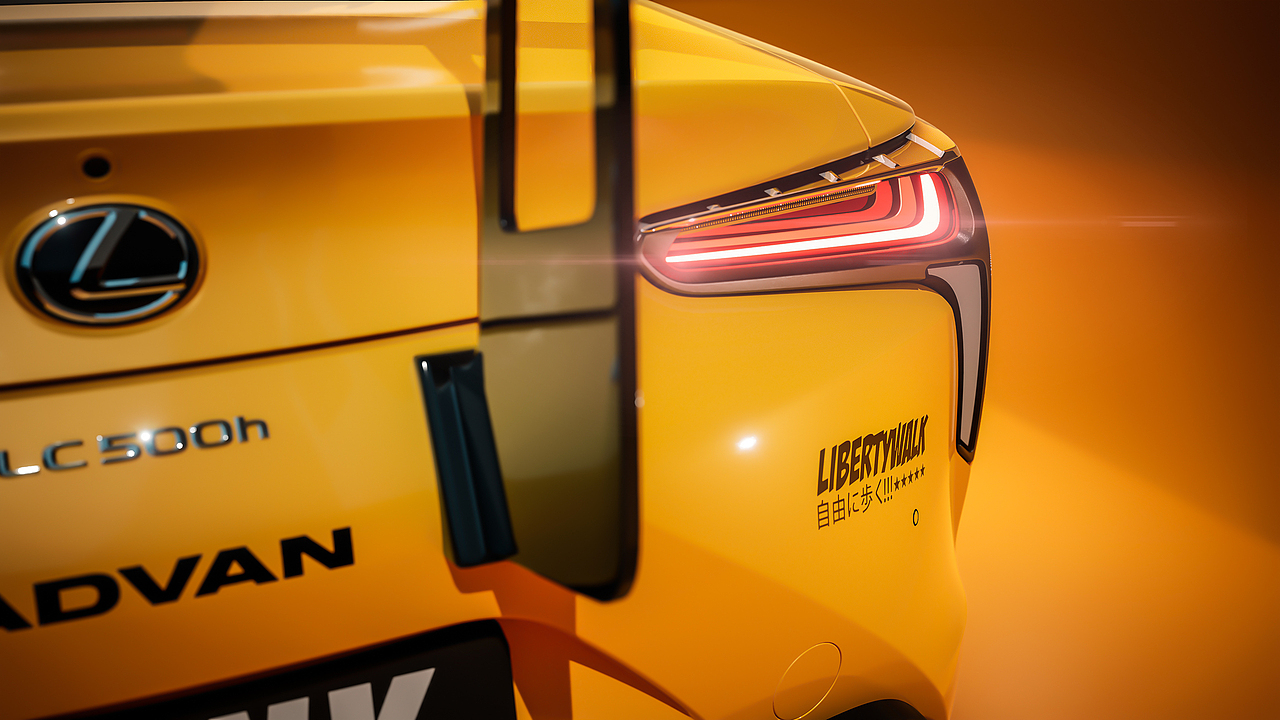 LC500 LBWK 宽体套件 UE4_ShawnHu001-站酷ZCOOL