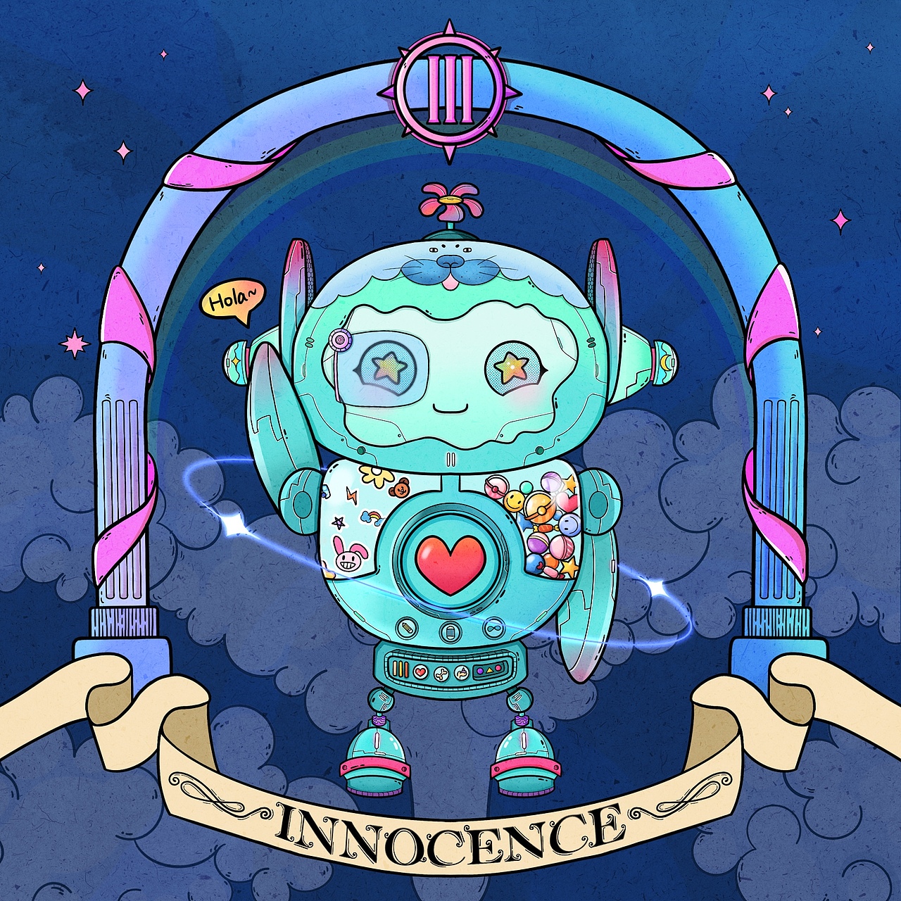 赛博·仿生法则｜潮玩NFT形象创作_斑布Boo-站酷ZCOOL