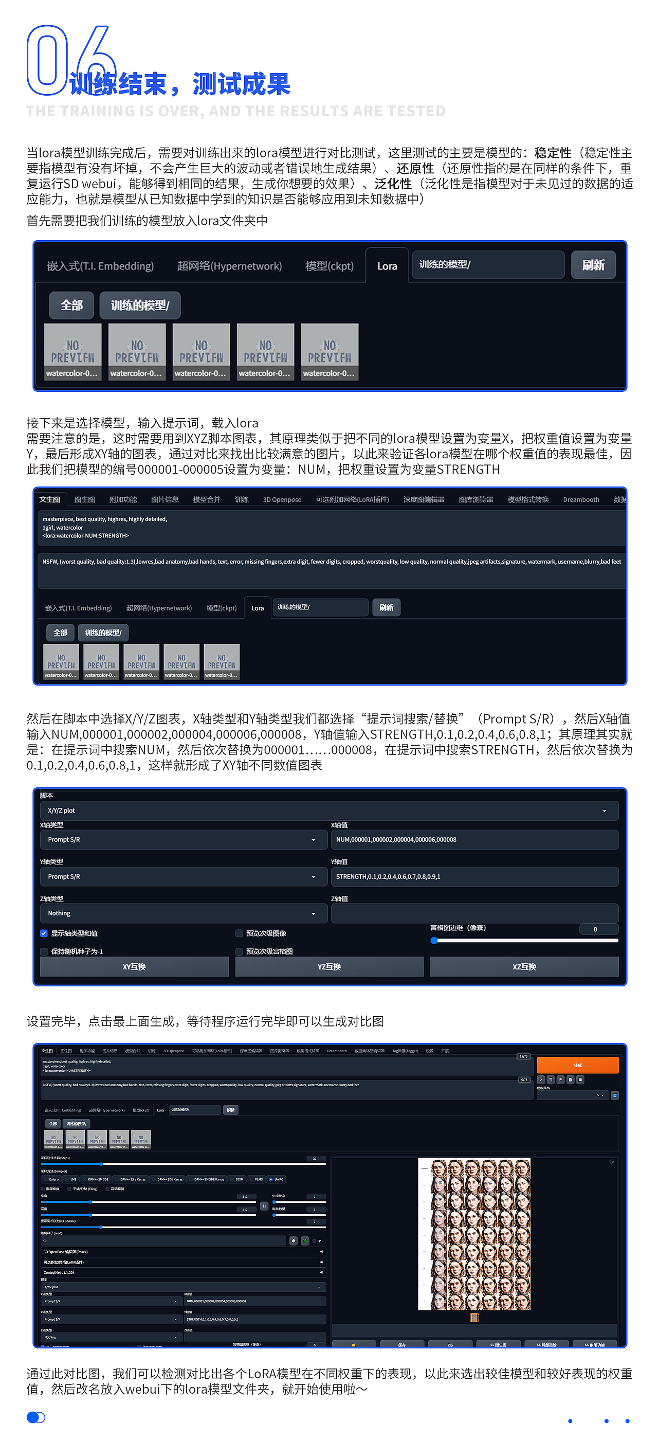 Stable Diffusion「新手向」“Lora 模型训练全流程”_徐方XuFang-站酷ZCOOL