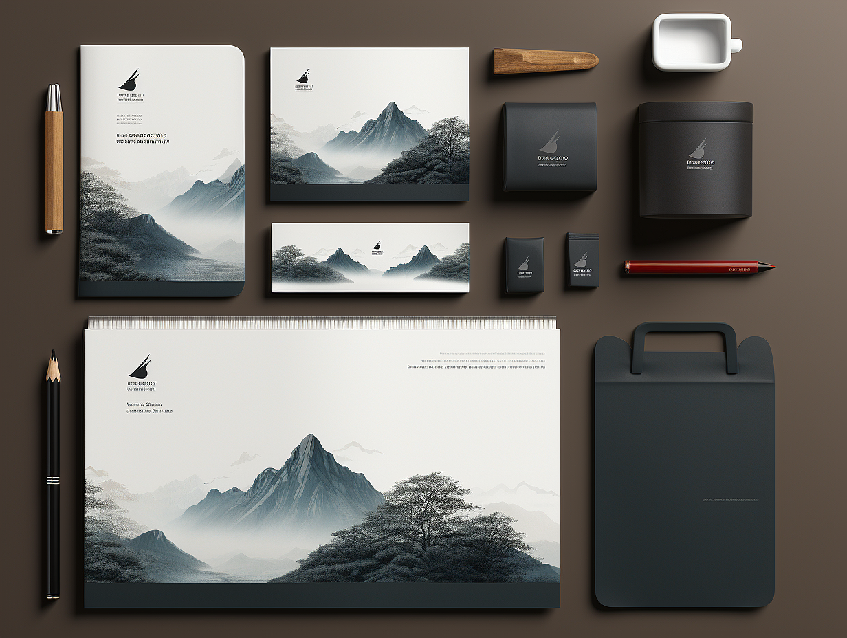 CI品牌概念 - 水墨风_李大大师-站酷ZCOOL