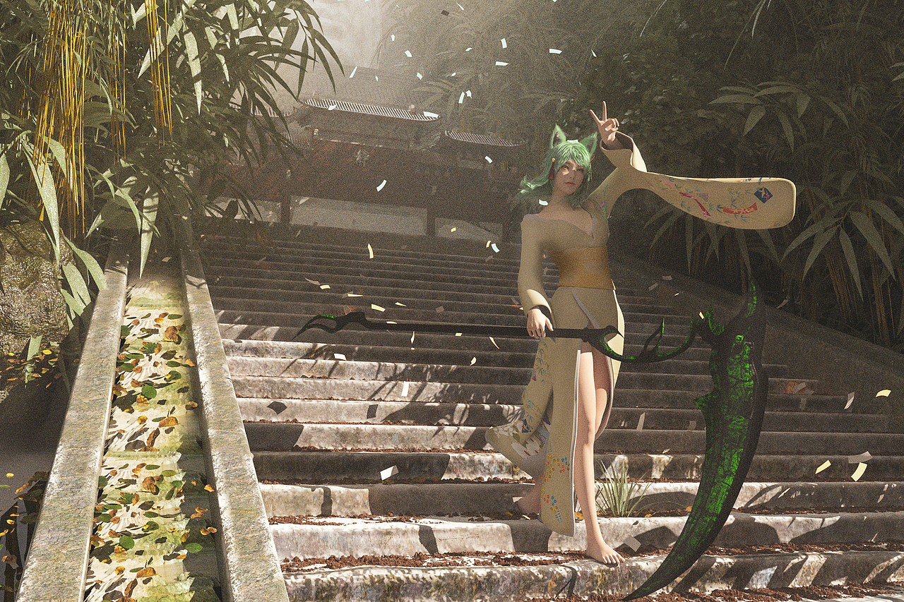 DAZ-C4D-OC-攻壳机动队_东莞仔-站酷ZCOOL