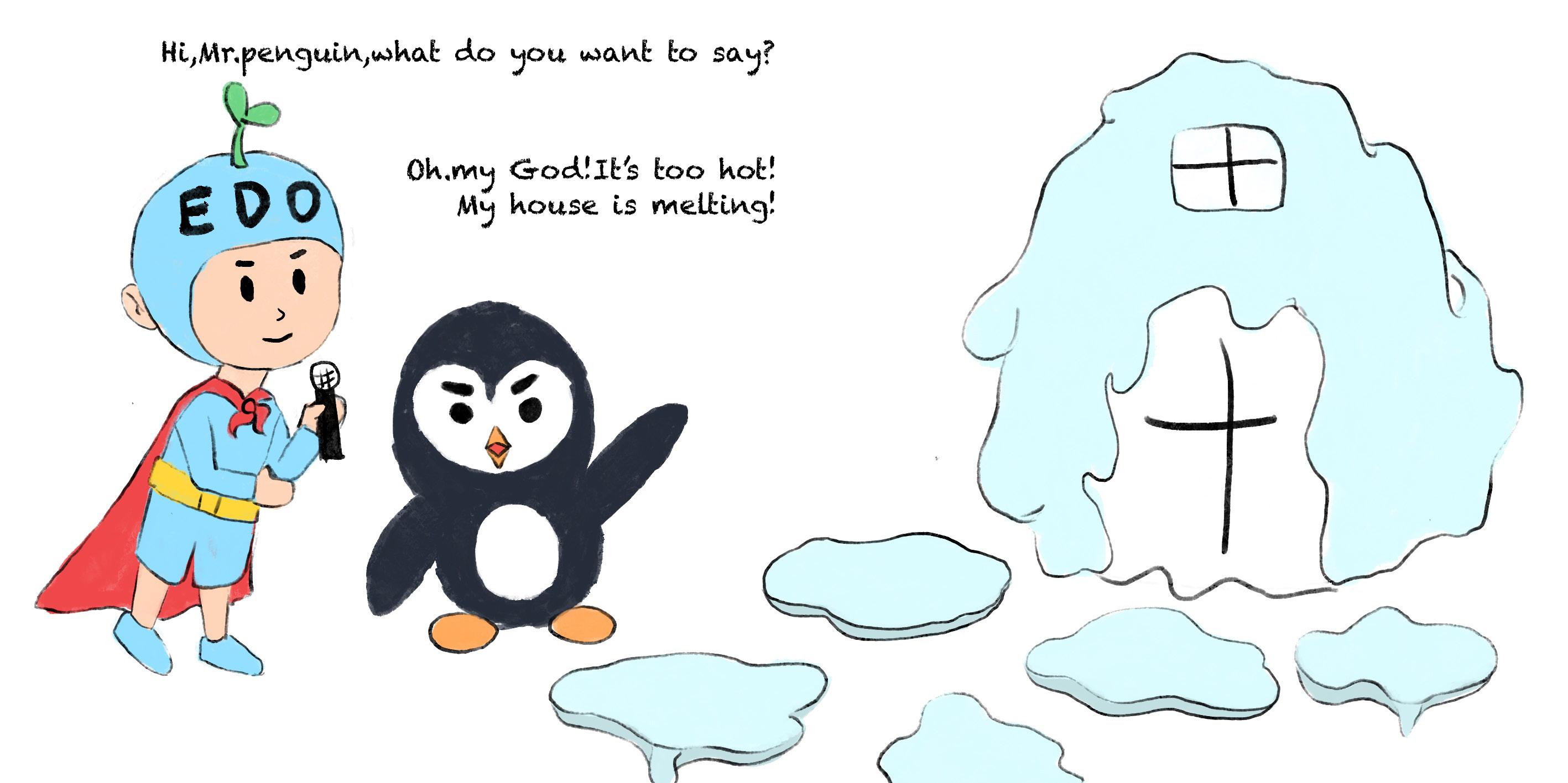 《too hot》绘本设计_当月落星西-站酷ZCOOL