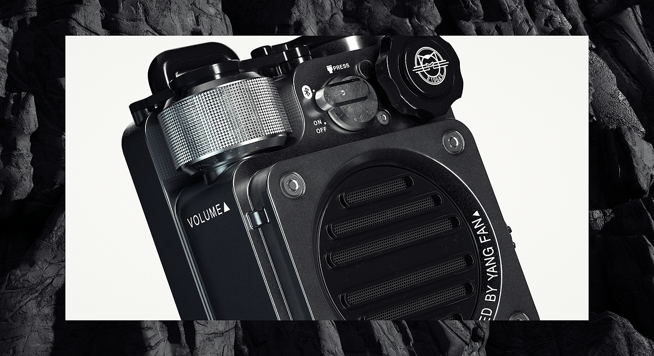 XOG猫王蓝牙音响 | C4D动态短片_番茄蛋蛋糖-站酷ZCOOL