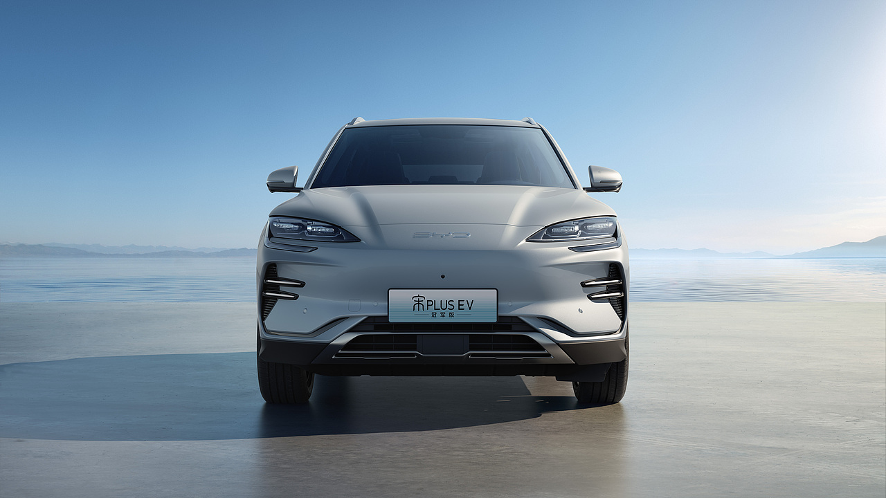 比亚迪宋PLUS冠军版 BYD SONG PLUS 2023丨CGI_Yinzhejiahao-站酷ZCOOL