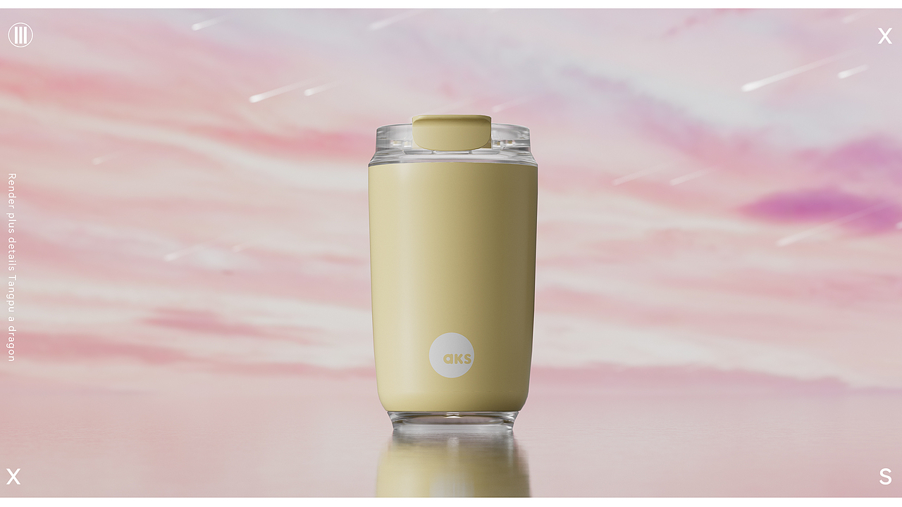 电商商业详情 I 水杯渲染视觉_夏先生k-站酷ZCOOL