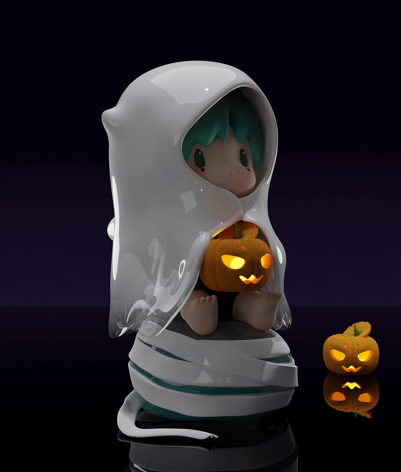 潮玩IP｜万圣节—DUDOU_困白儿-站酷ZCOOL