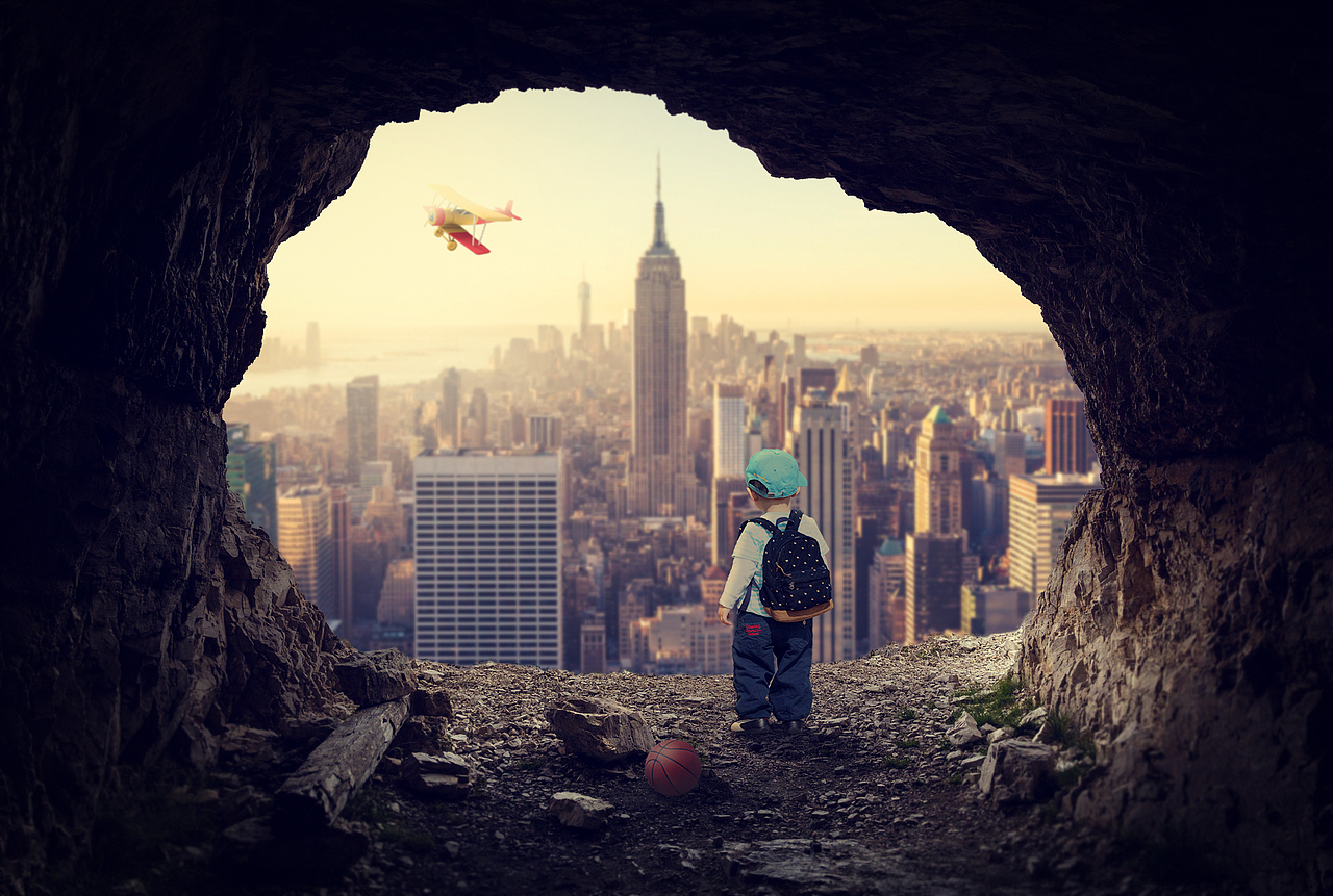 PS教程：10分钟学会创意合成海报， 初学者入附带素材_樱桃教你学设计-站酷ZCOOL