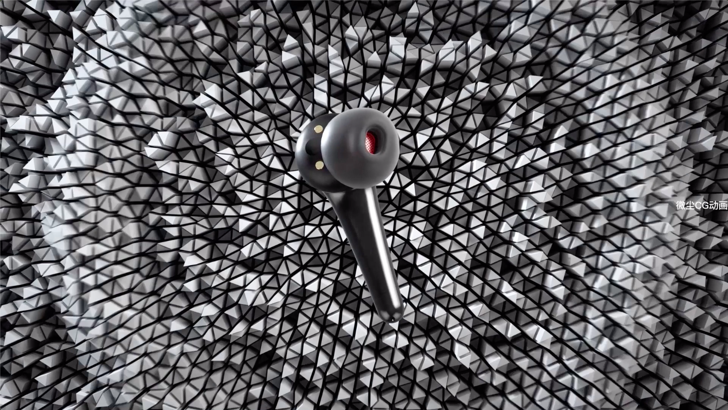 1MORE万魔耳机舒适豆降噪版 _微尘CG动画-站酷ZCOOL