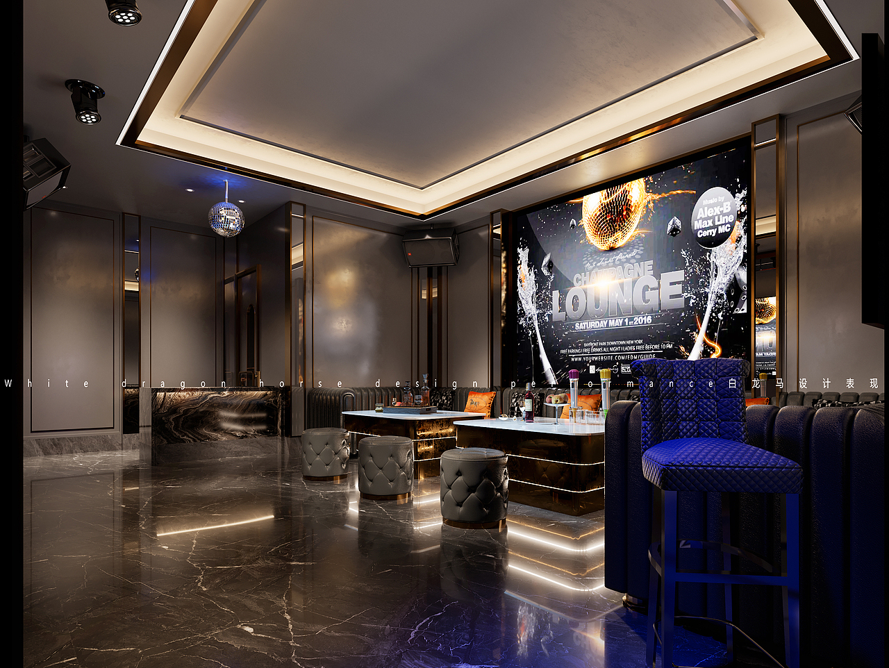 KTV——白龙马悦悦效果图_效果图白龙马悦悦-站酷ZCOOL