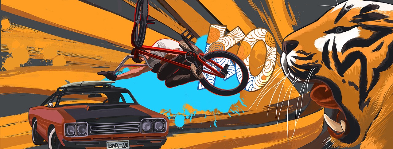 极限运动主题海报_张征MP1949-站酷ZCOOL