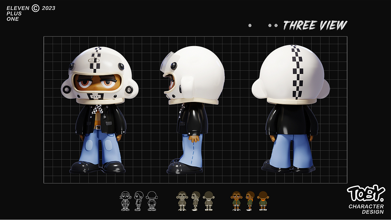 TOBY | 个人潮玩系列角色设计_EV_十一-站酷ZCOOL