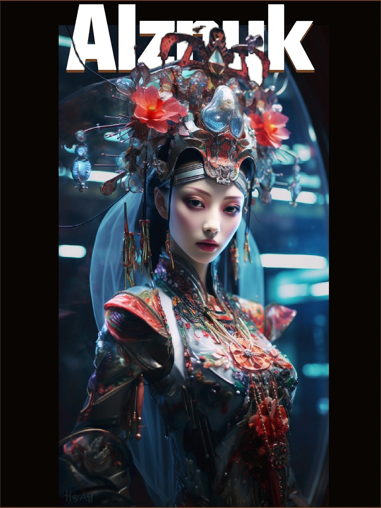 #AI关键词分享一组传统戏曲服装ai赛博风_祝你鱼块AI-站酷ZCOOL