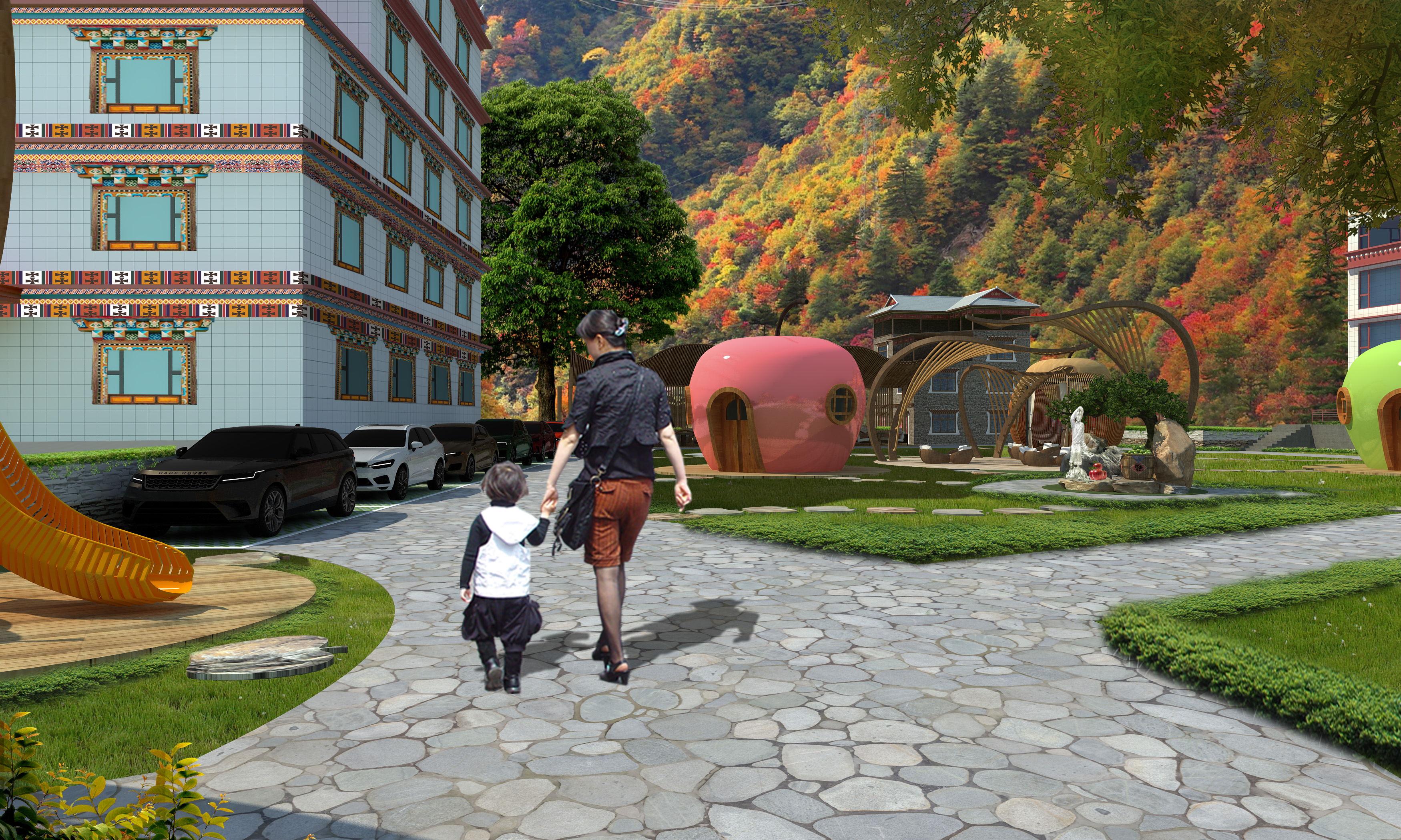 乡村振兴PS效果图_向日葵花语丶-站酷ZCOOL