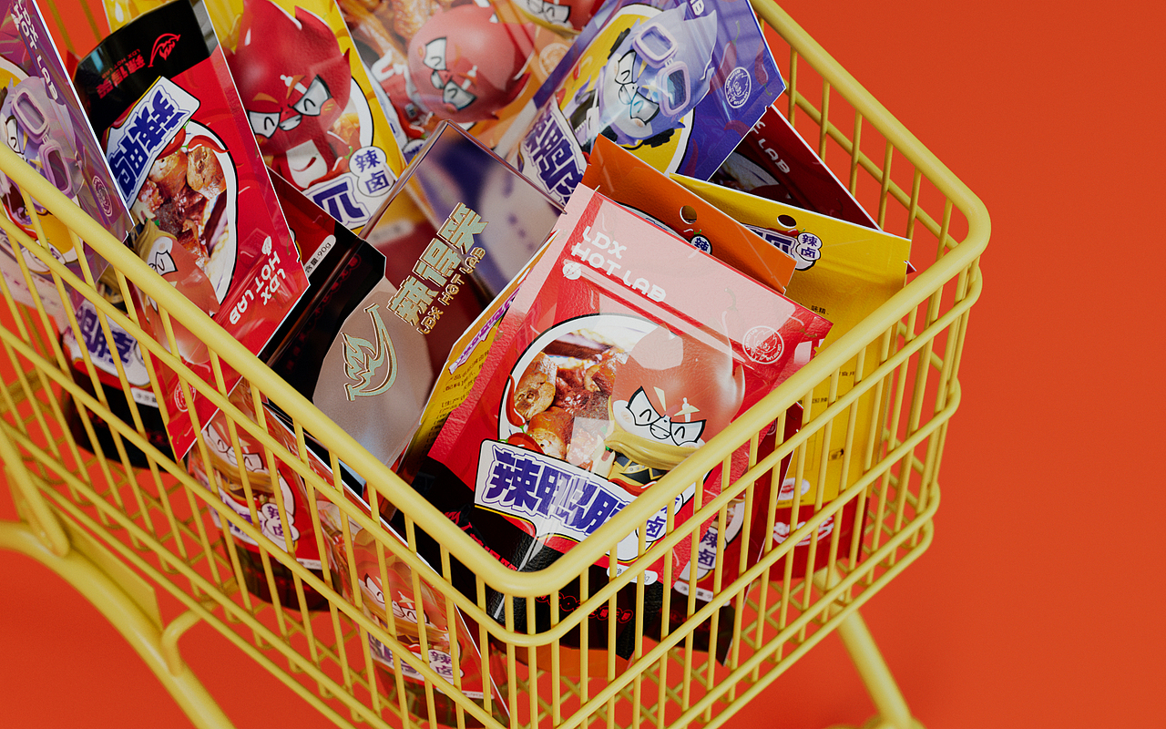 LDX HOT LAB辣得笑新年礼盒包装_小明不是小名-站酷ZCOOL