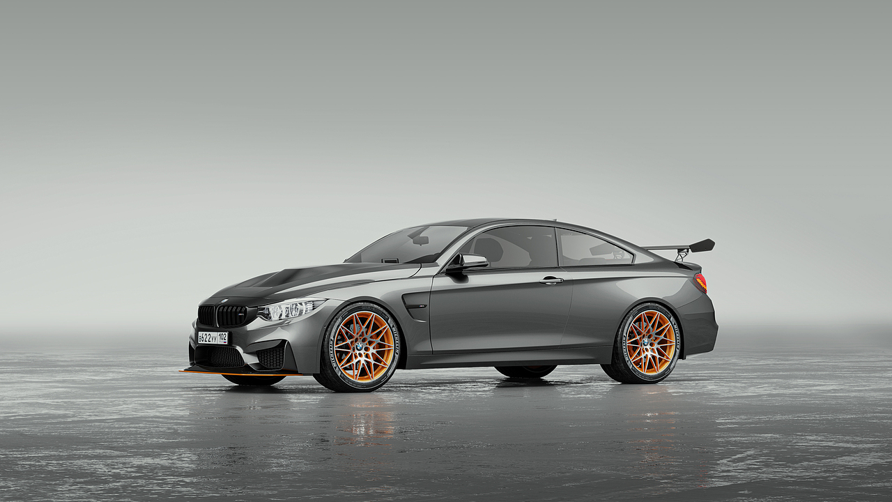 宝马BMW-M4 GTS_河鱼里-站酷ZCOOL