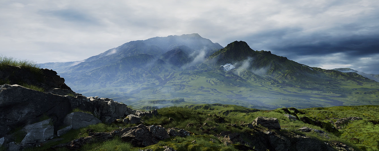 UE Geae 地形练习_VFX亦辰-站酷ZCOOL