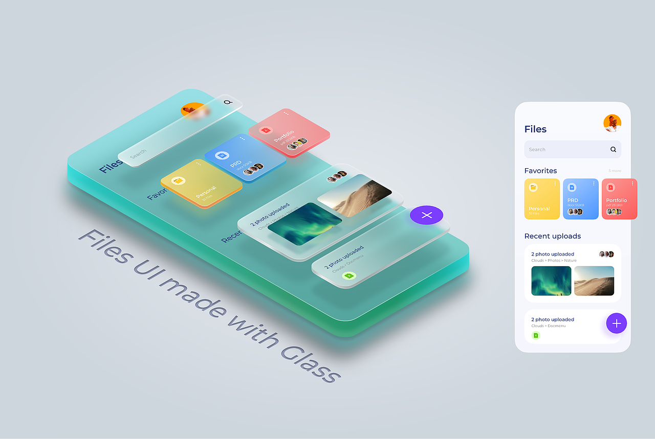 玻璃质感练习_runbin-站酷ZCOOL