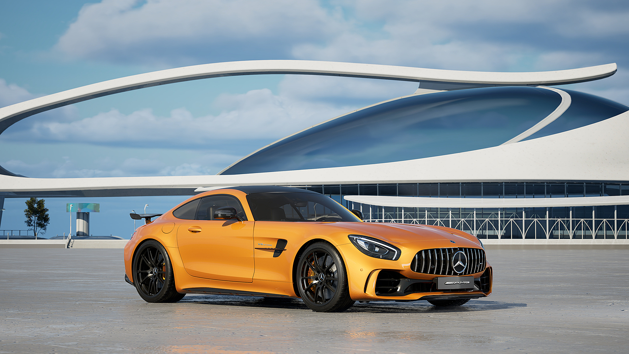 AMG GT CGI_Pluto刂-站酷ZCOOL