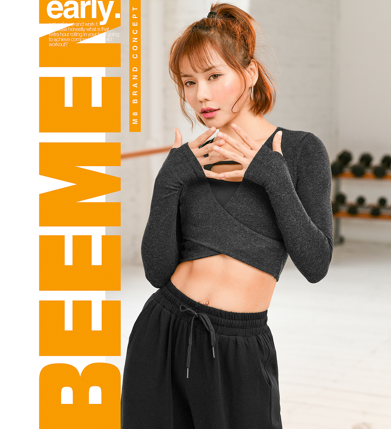 BEEMEN 运动瑜伽服 KV_5CMS-站酷ZCOOL