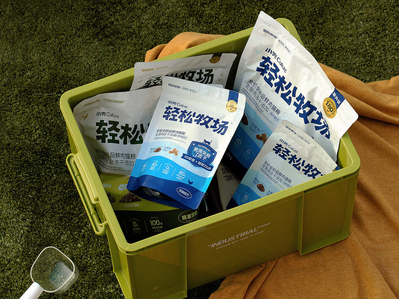 轻松牧场®｜ 猫粮 品牌 宠物 猫 包装 主粮 冻干_DXD工作室-站酷ZCOOL