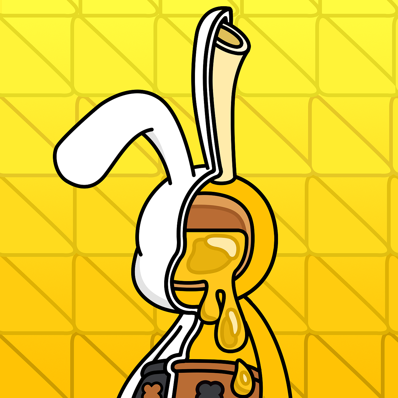 BUNY FAN BUNY兔迷兔半身系列-数字藏品头像_我是你小强哥-站酷ZCOOL