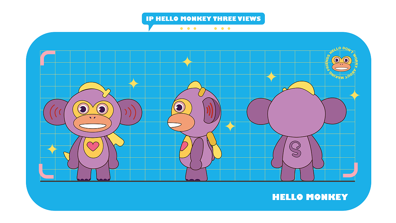 猩球IP形象设计-HELLO MONKY | 原创IP设计_珈瑜-站酷ZCOOL