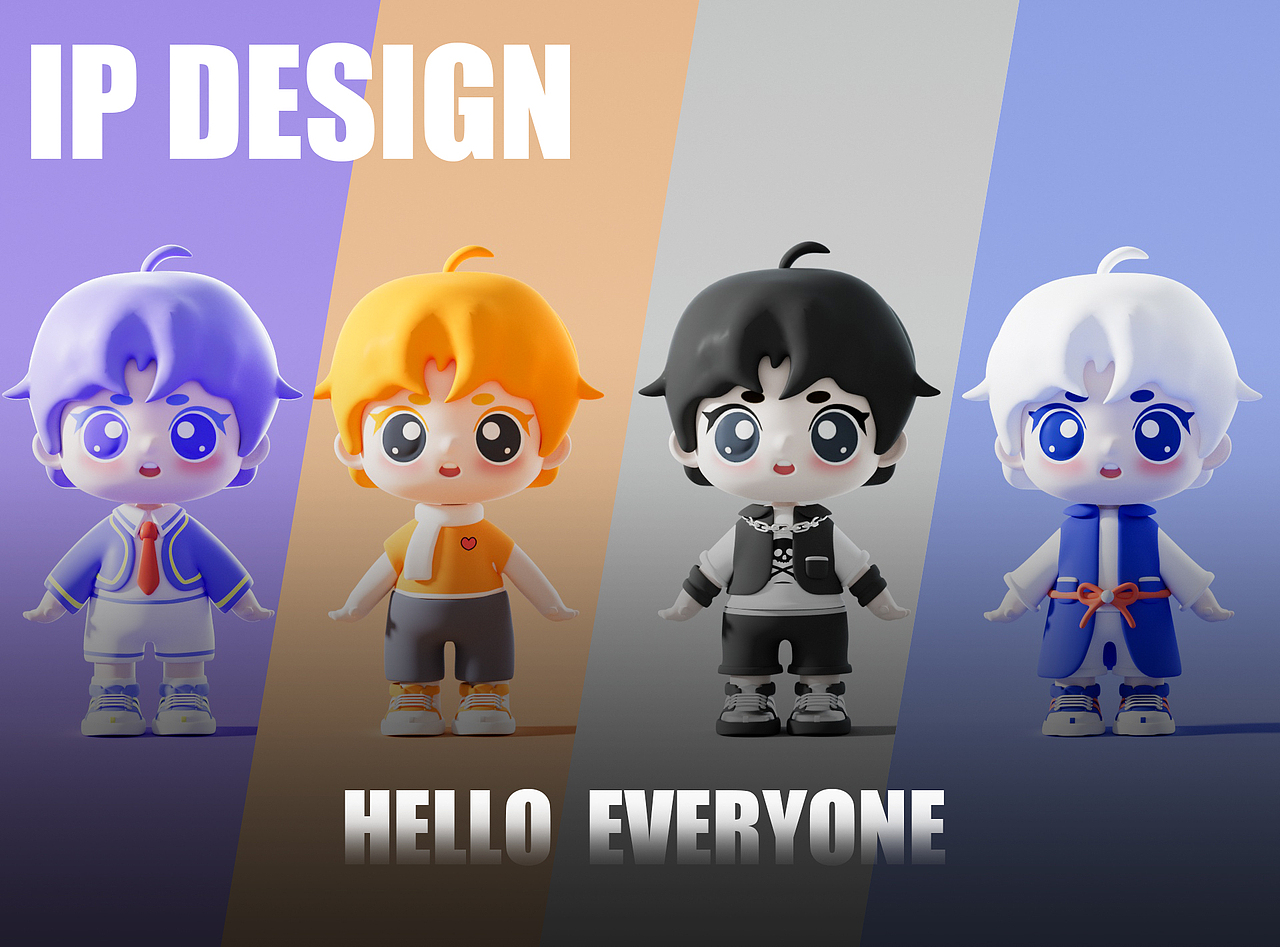 原创IP设计渲染_咔茨Kacci-站酷ZCOOL