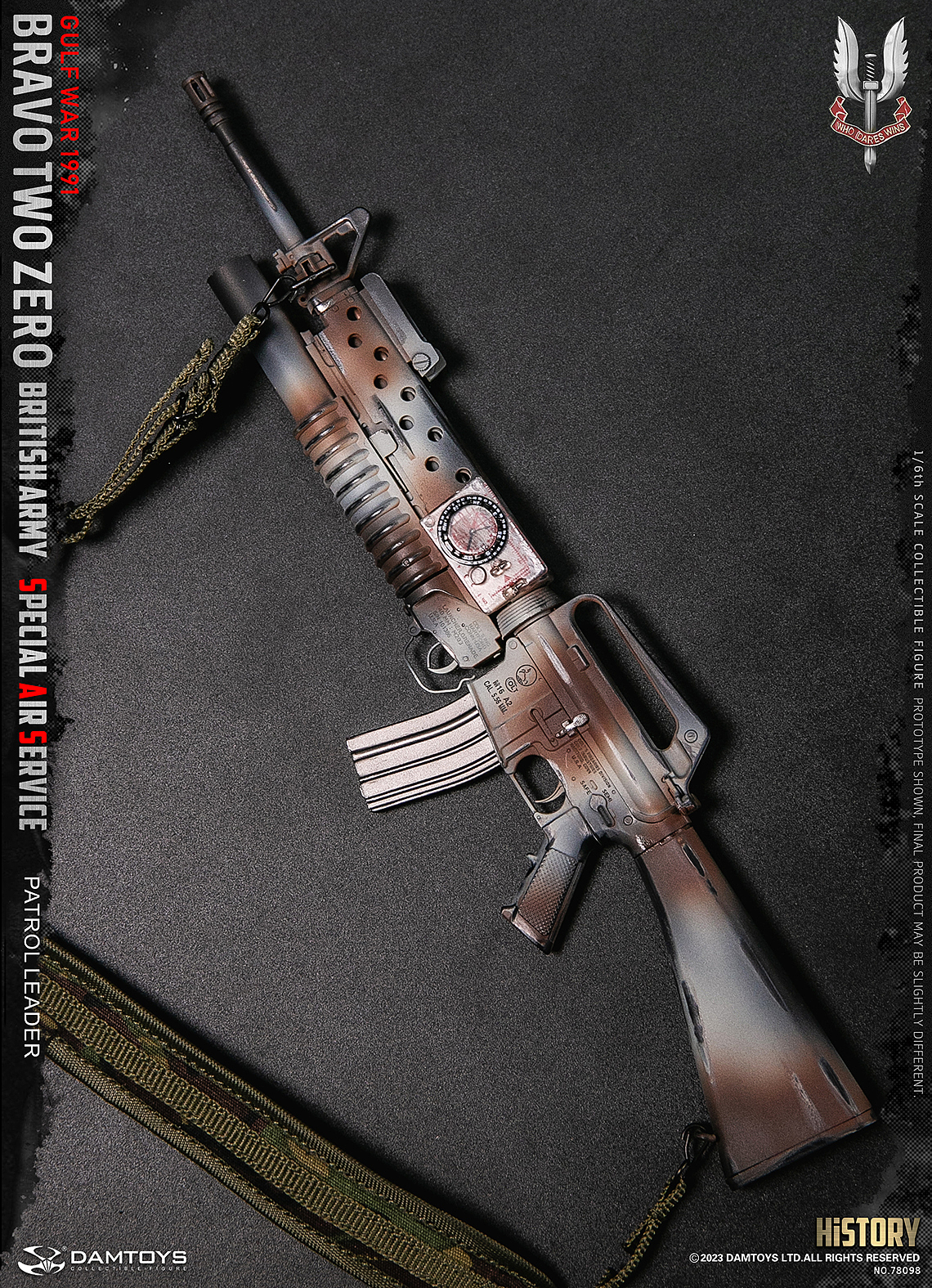 “代号B 2 0”英国陆军特种空勤团(SAS)巡逻侦察队队长_DAMTOYS-站酷ZCOOL