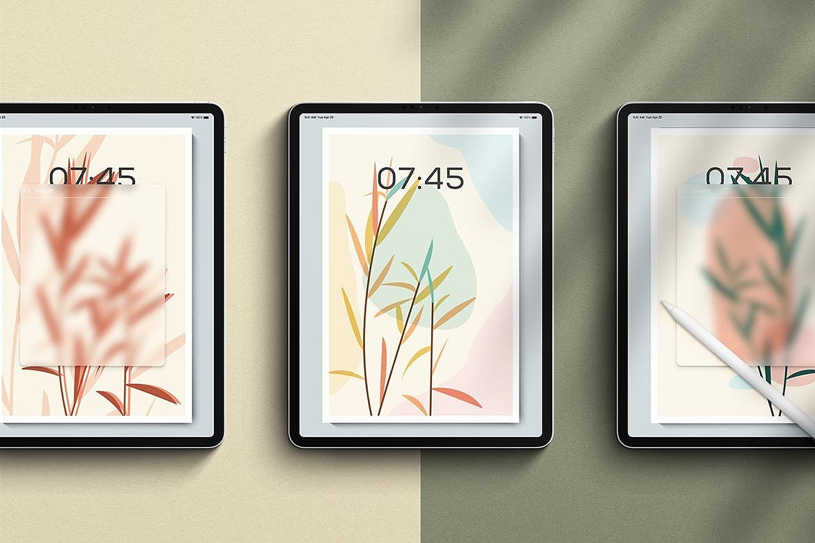 苹果iPad Pro平板电脑设备展示样机mockups yj1079_设计石代-站酷ZCOOL