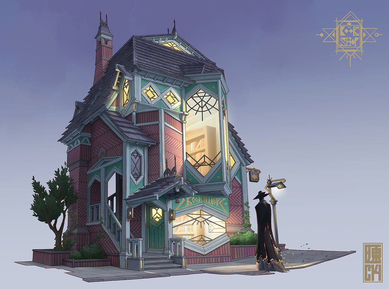 神秘书店_陈BONES陈-站酷ZCOOL