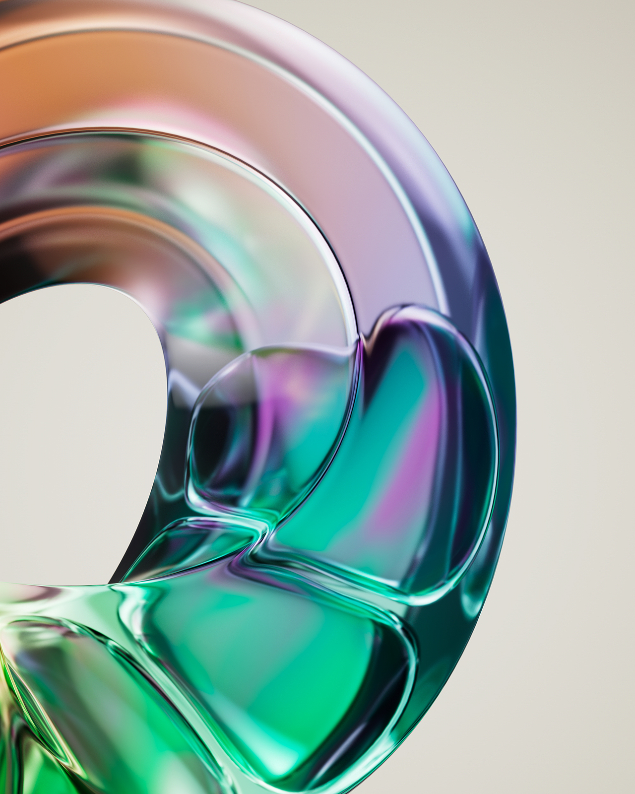 Gradient glass wallpaper_米夏小雨-站酷ZCOOL