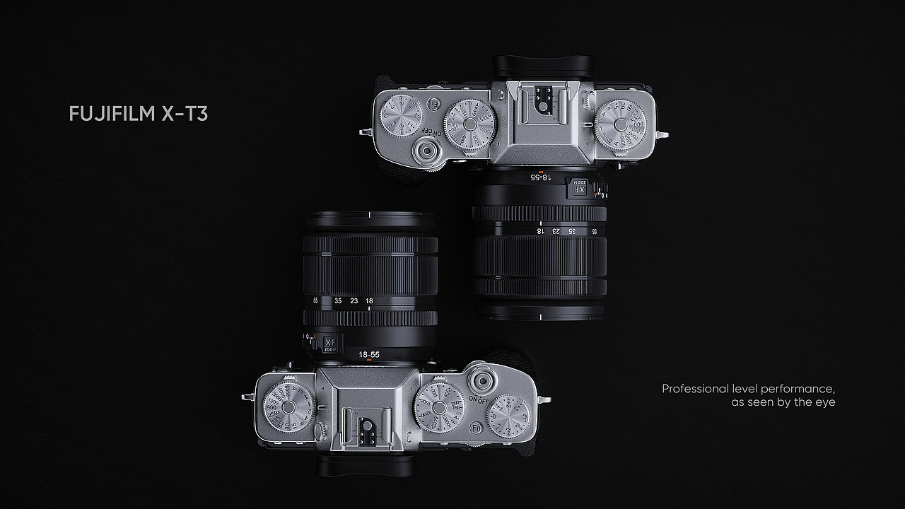 2023 KeyShot -富士相机渲染_胡萝卜汤-站酷ZCOOL