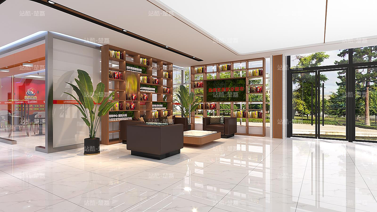 WSJK党群服务中心|空间|其他空间|楚磊_原创作品-站酷ZCOOL