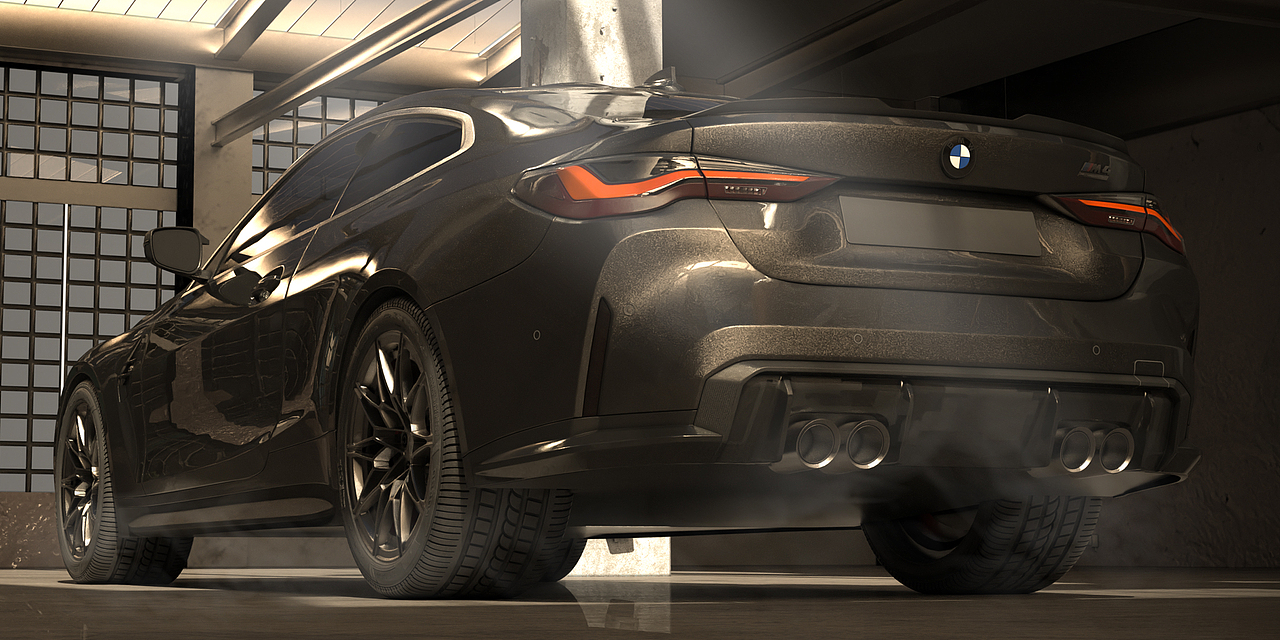 BWM M4渲染_东莞仔-站酷ZCOOL