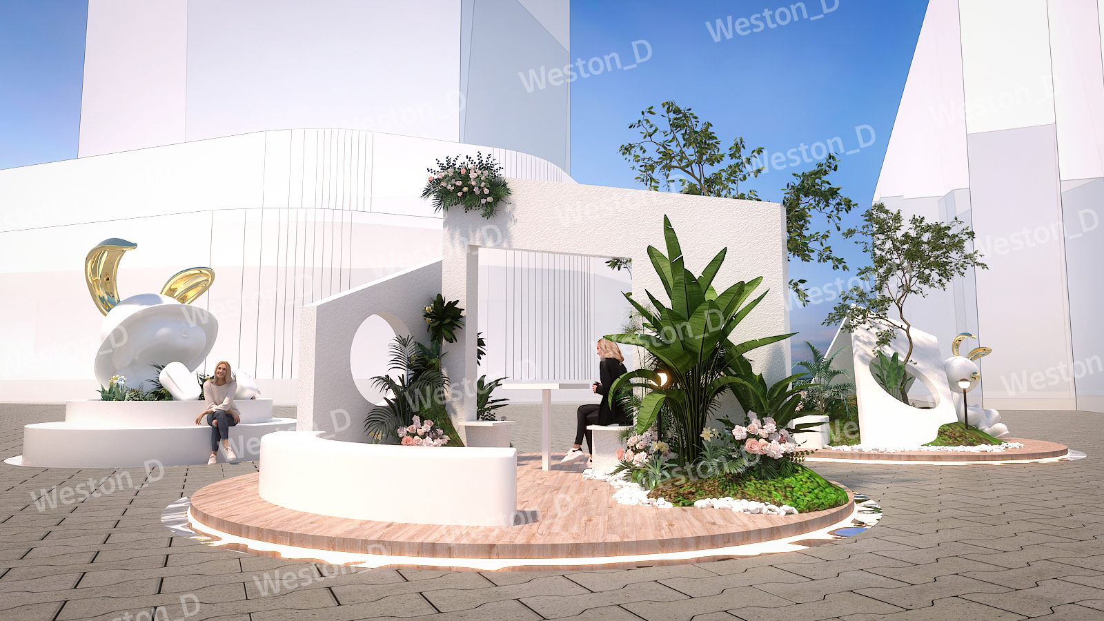 外景美陈测试_Weston_D-站酷ZCOOL