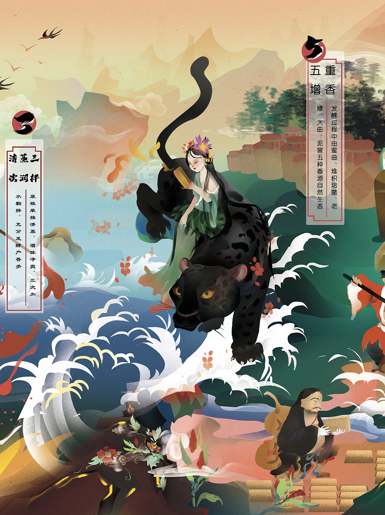 酒鬼企业-白酒酿酒插图_晓卫VAVA-站酷ZCOOL