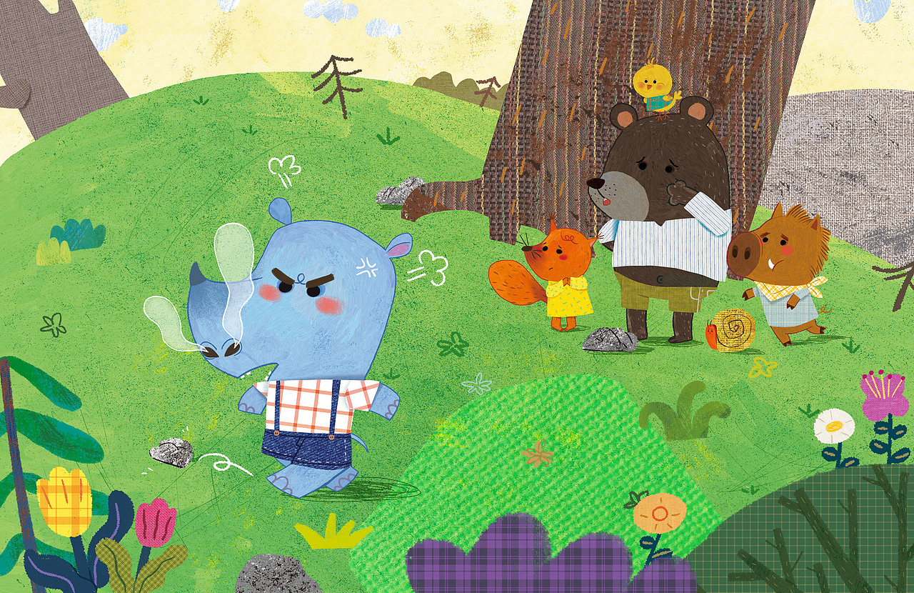 再见坏脾气_蓝宝石yoki-站酷ZCOOL