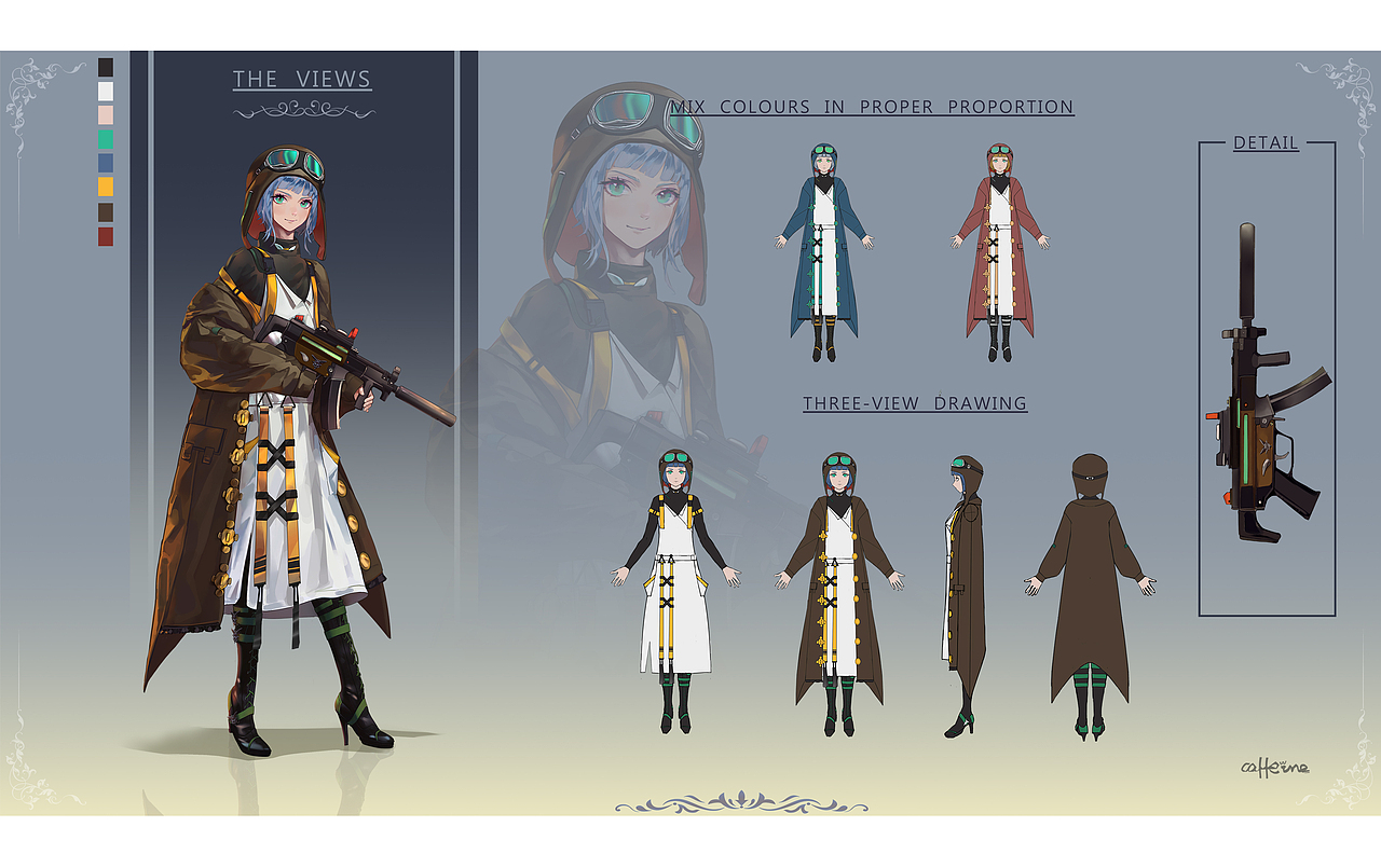 角色原画设定集_蔚樱YM-站酷ZCOOL