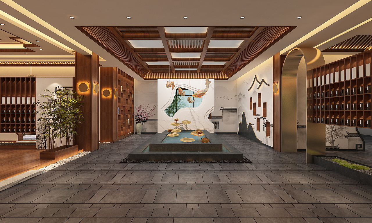 新中式会所_译然亮作-站酷ZCOOL