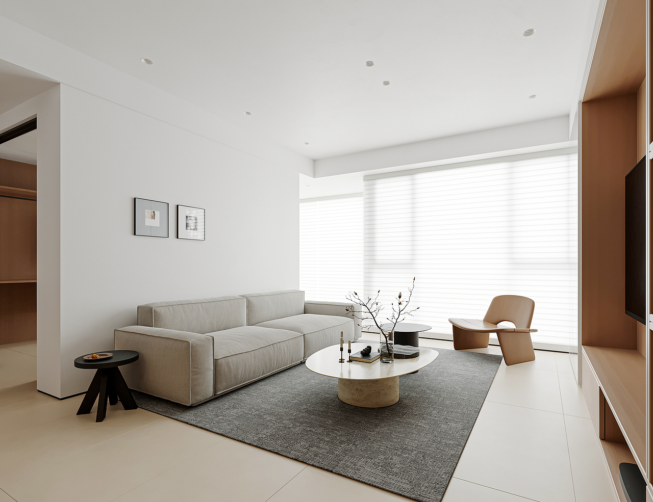 现代极简渲染_蜜蜂视觉tang-站酷ZCOOL