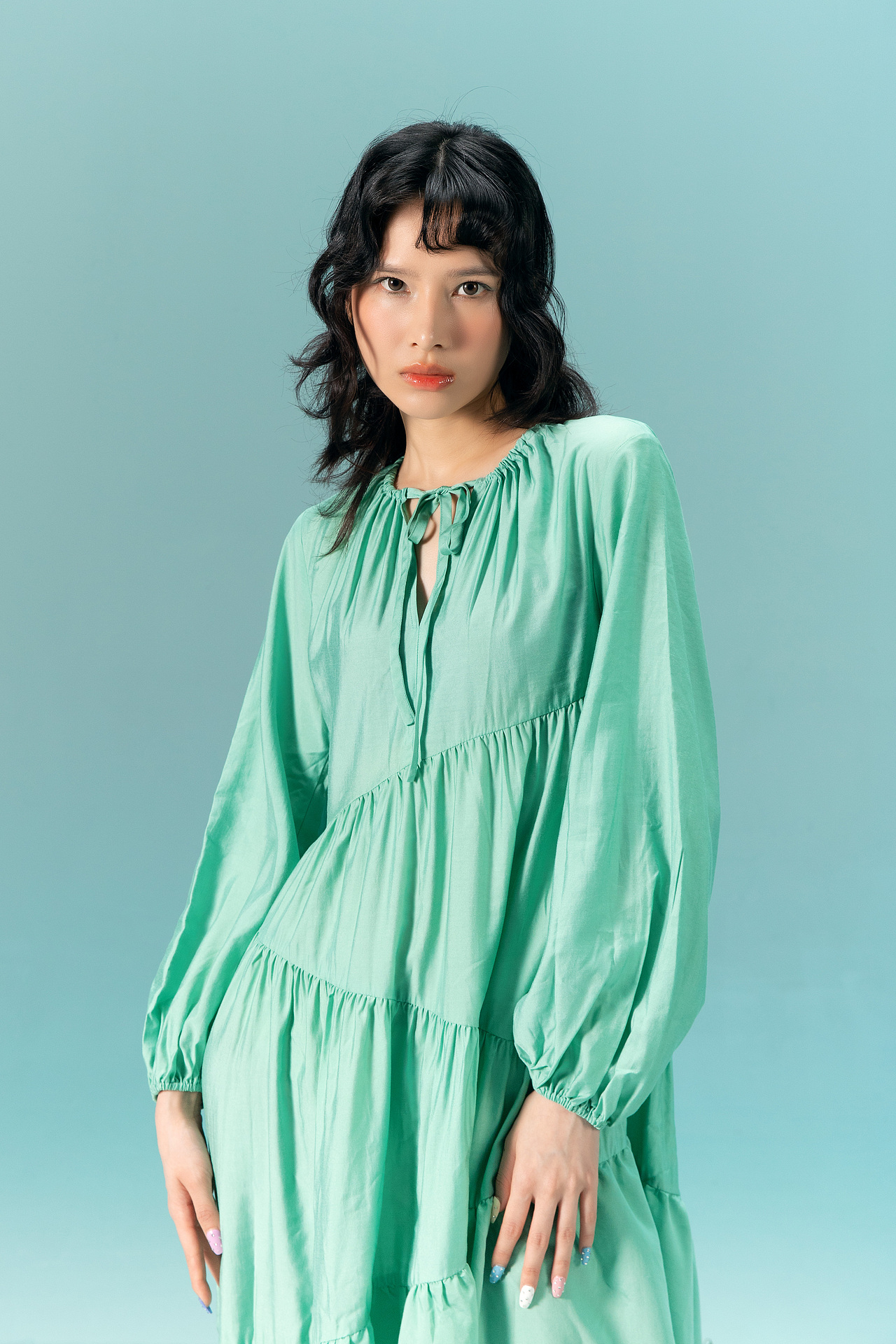 服装拍摄 电商摄影 UR春季女装裙子拍摄look_不只语言-站酷ZCOOL