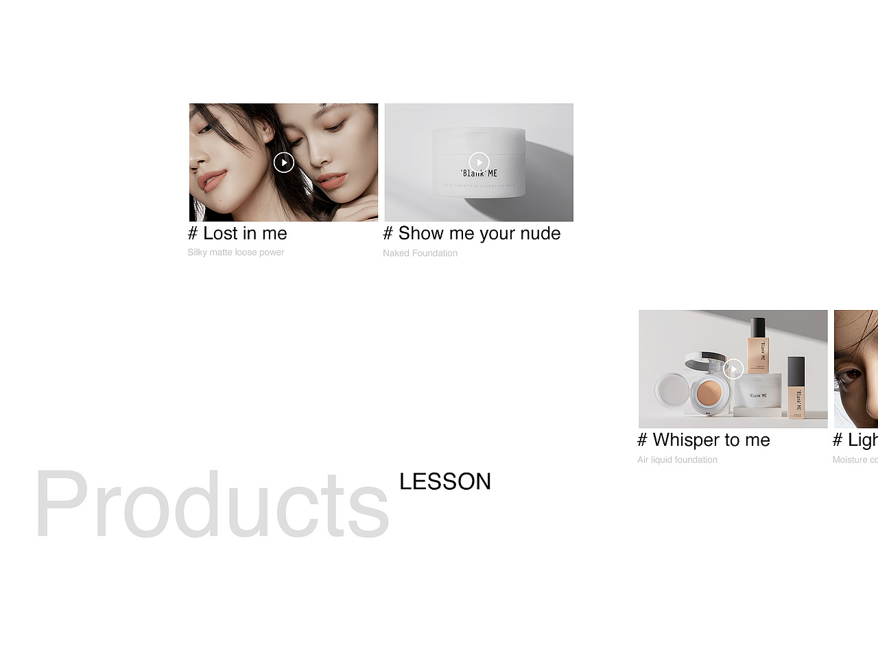 Blank Me官网视觉_313号视觉科技-站酷ZCOOL