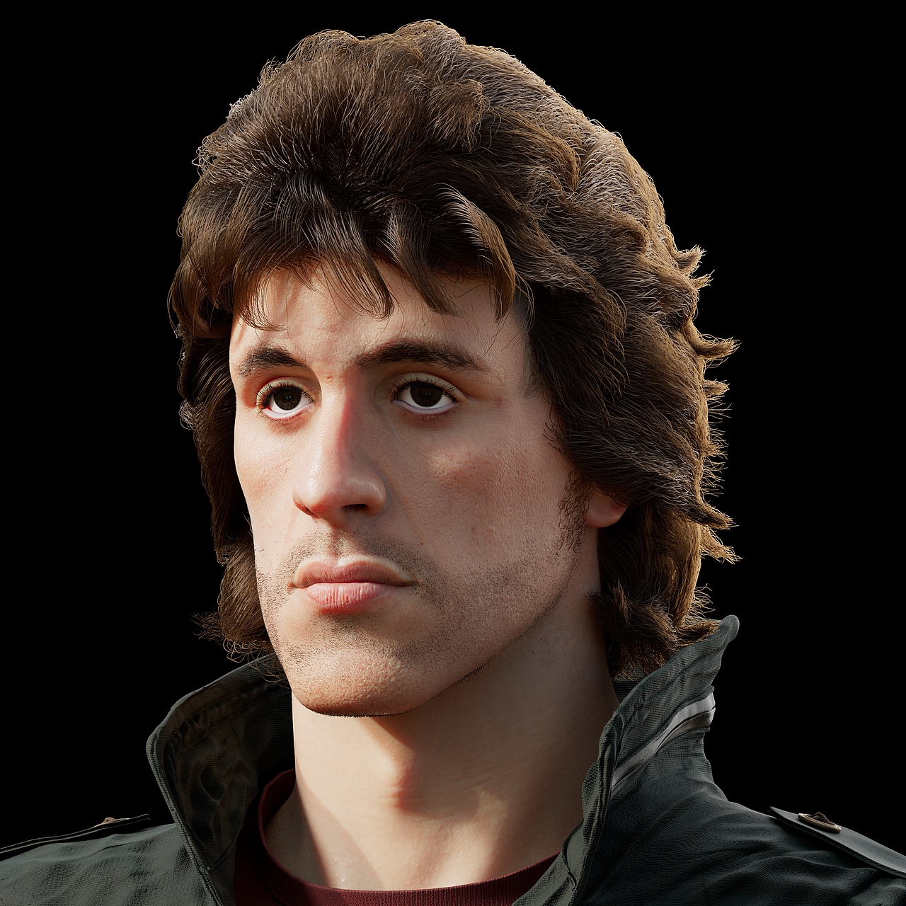 John Rambo（约翰·兰博）_他们叫我小狼-站酷ZCOOL