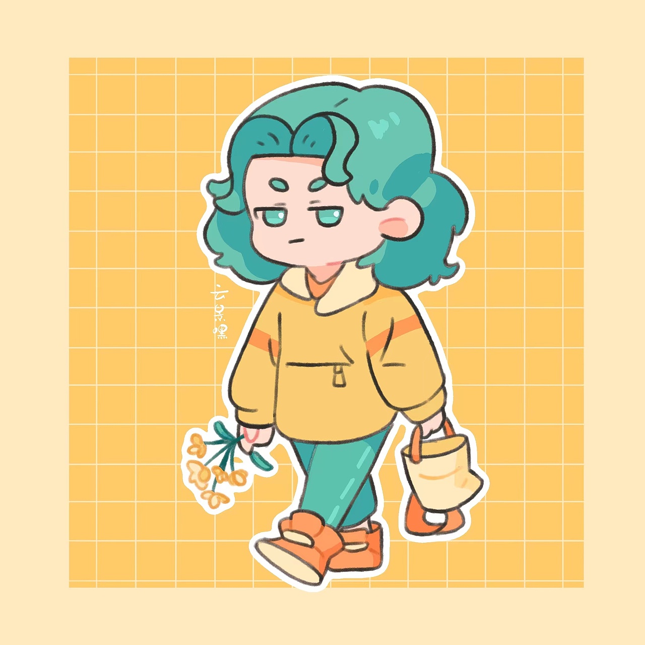 #WOW#q版人物插画_云景嘿-站酷ZCOOL